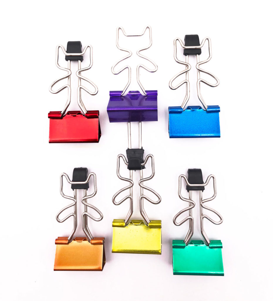 Kitty Binder Clip | Clippy Doo Linkable Binder Clips
