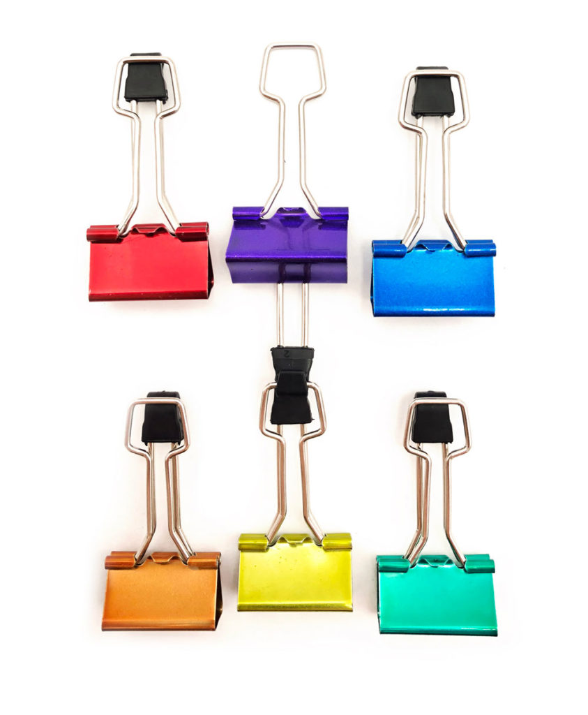 Ultimate Binder Clip | Clippy Doo Linkable Binder Clips